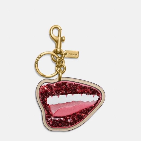 Coach | Accessories | Coach X Tom Wesselmann Lips Bag Charm Nwt | Poshmark